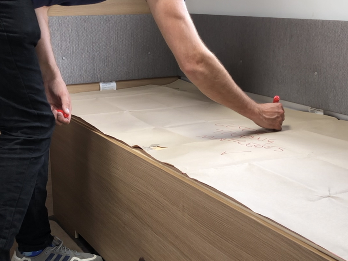 How to make a mattress template - Custom Touring Mattresses
