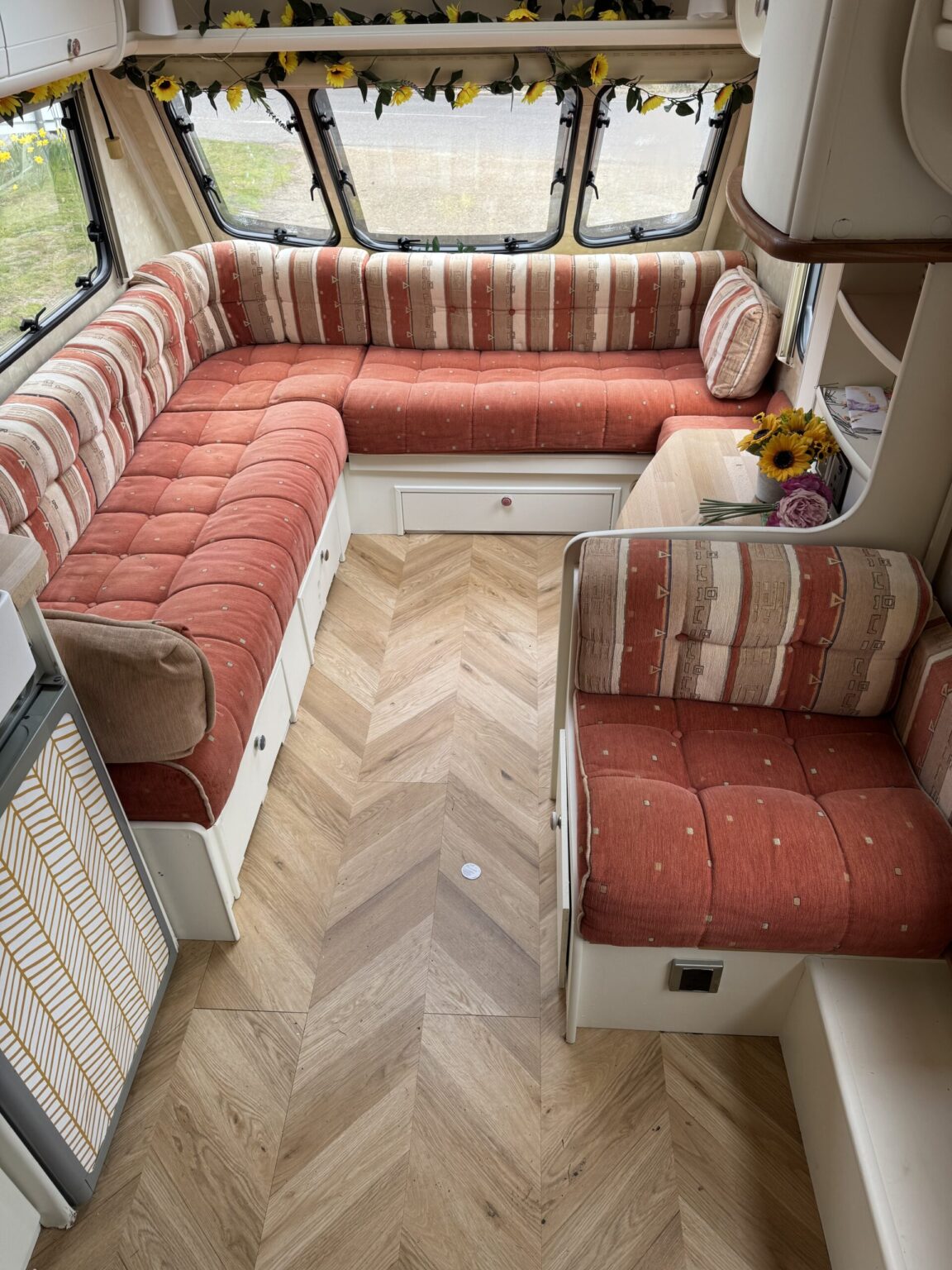 Caravan Seating Re-upholstery - Custom Touring Mattresses
